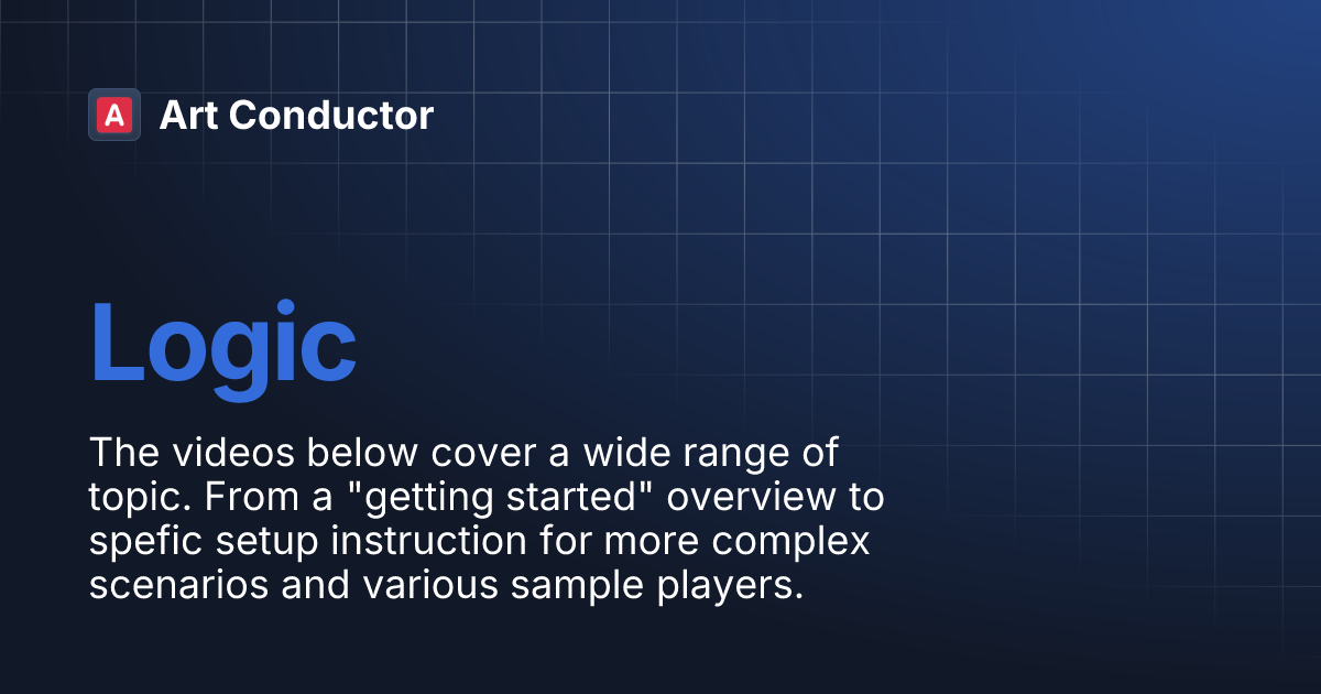 Logic | Art Conductor